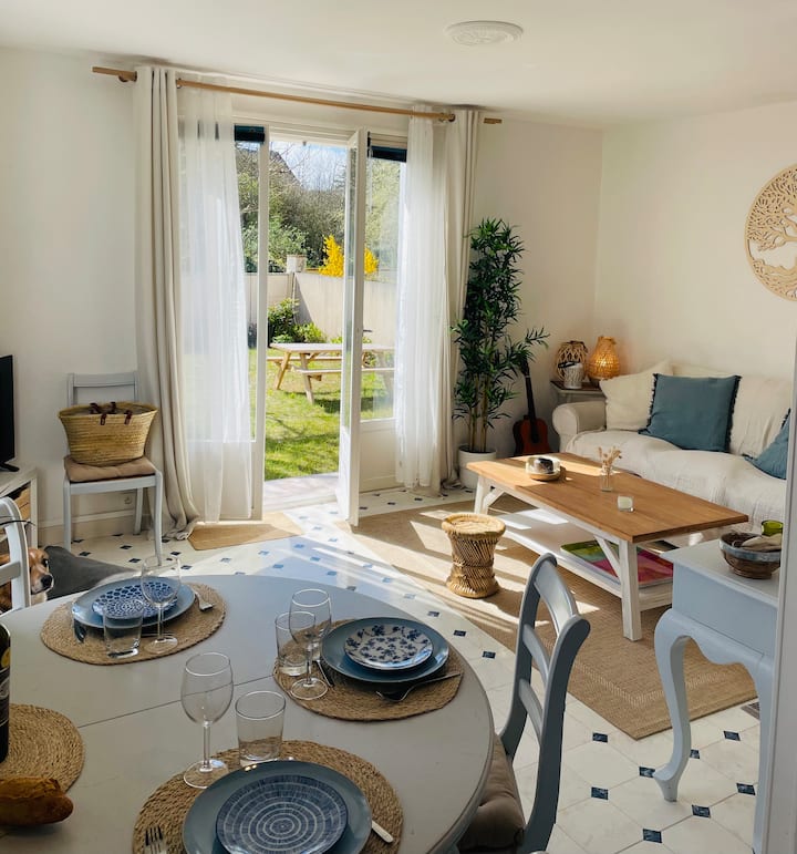 300m Plage Avec Jardin Au Calme Jolie Maison Cosy - Barneville-Carteret