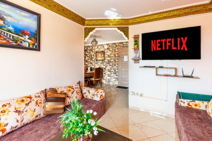 Bright Clean Apt | Free Parking | 10 Min To Center - Agadir