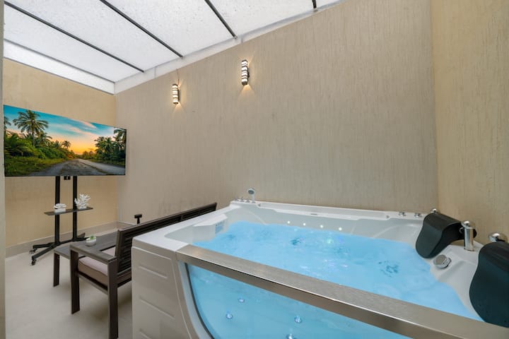 1br | Living + Jacuzzii
| Stylish & Serene Stay - Riyadh King Khalid Airport (RUH)