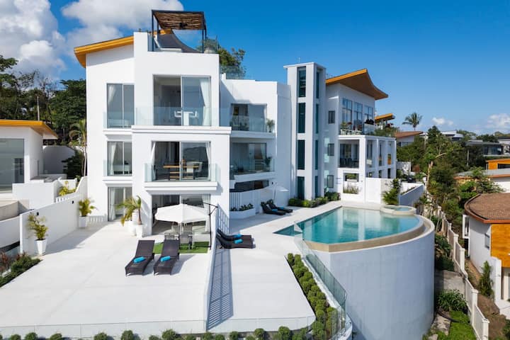 Spacious 2 Bdr Seaview Apartment, Great Location - Ko Samui, Island