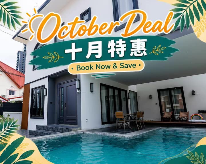 Brand-new Italian-style Luxury Villa With Swimming Pool Near The Pedestrian Street / 5 Bedrooms, 6 Bathrooms / Parties / Pool Table / Bbq / - Pattaya