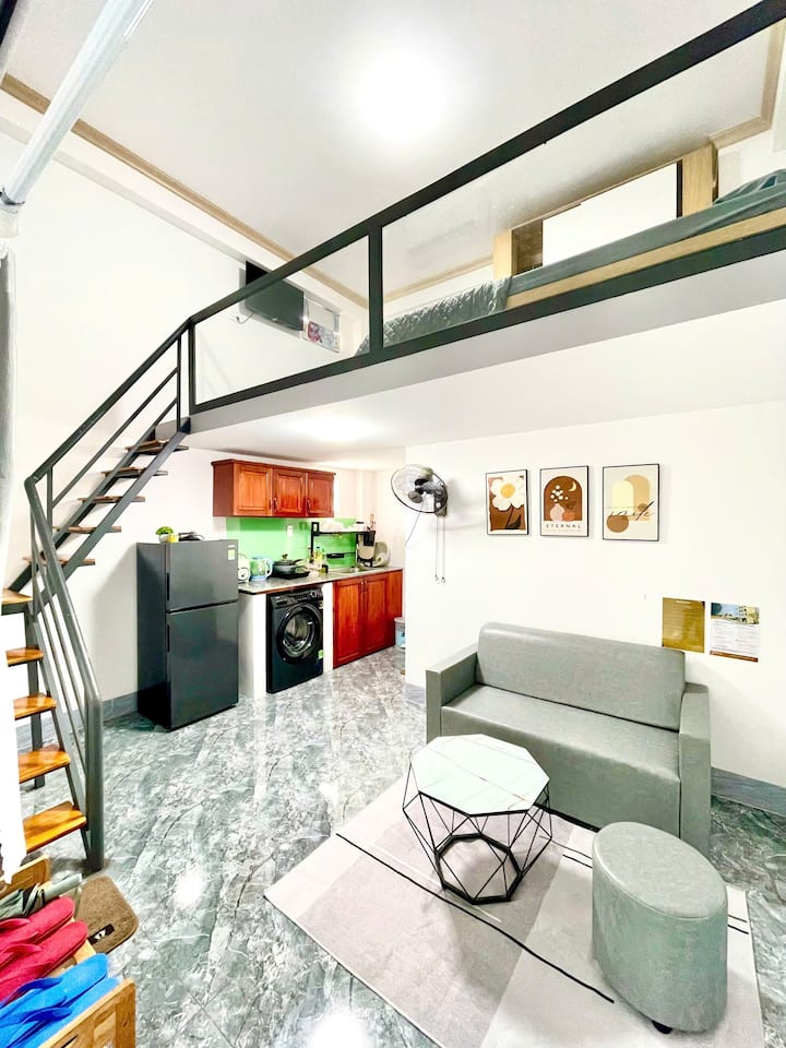 I 404violet I Modern Loft-style Studio And Kichen - Cái Răng