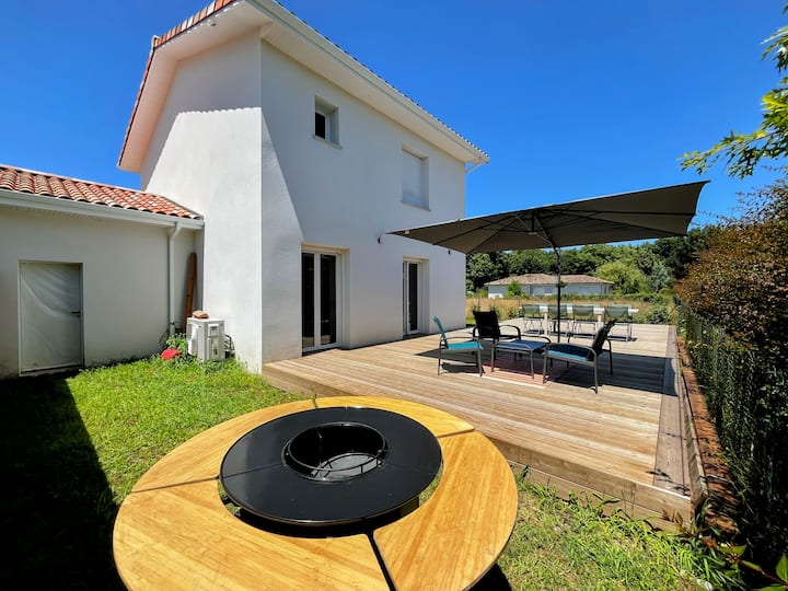 Villa Climatisée 8/10 Pers, 4 Chambres, 3 Sdb - Seignosse