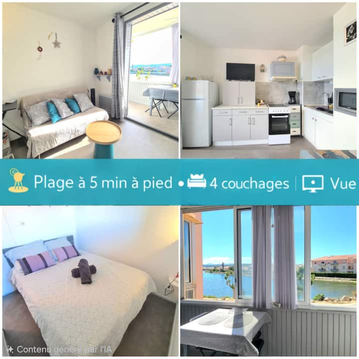 Le Cocoon Du Lac 4 Couchages 600mètres Plage - Port-la-Nouvelle