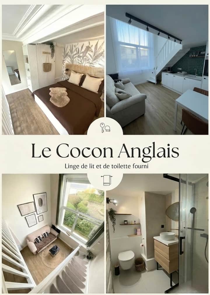 Le Cocon Anglais Cosy Centre Wimereux Plage à Pied - Plage de Wimereux