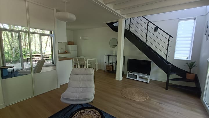 Joli Chalet Rénové Dans La Marina De Talaris - Lacanau