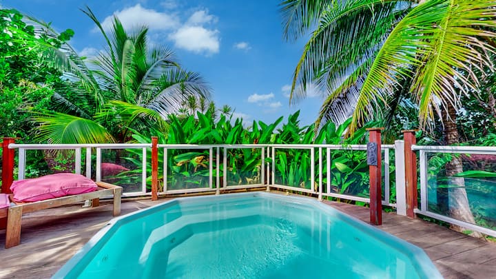 Kaz Bwa D’inde Vue Mer Rêve De Robinson - Guadeloupe