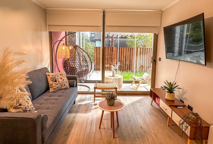 Garden Suite: Wifi + Tv + Jardín + Calefacción - Pucón