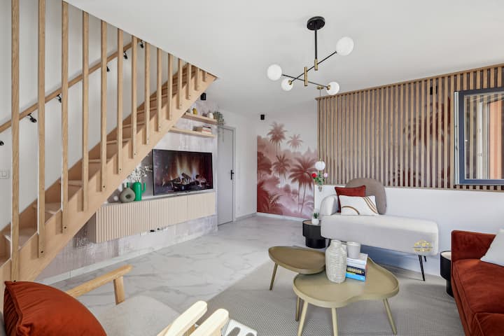 Maison Cosy 2 Chambres, Jardin - ibis Paris Orly Rungis