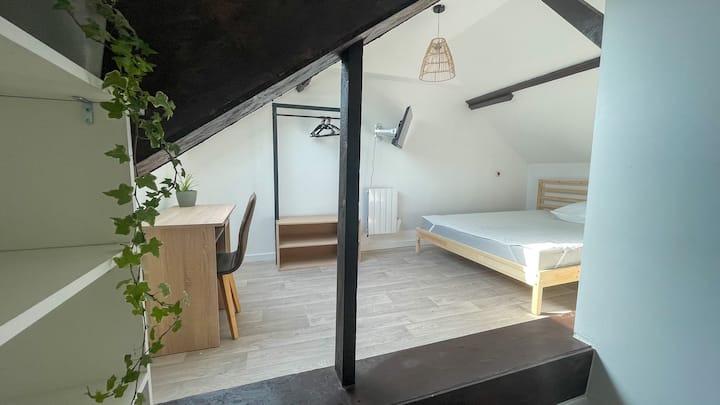Chambre Cosy 4 - Proche Nantes Centre-ville - Saint-Herblain