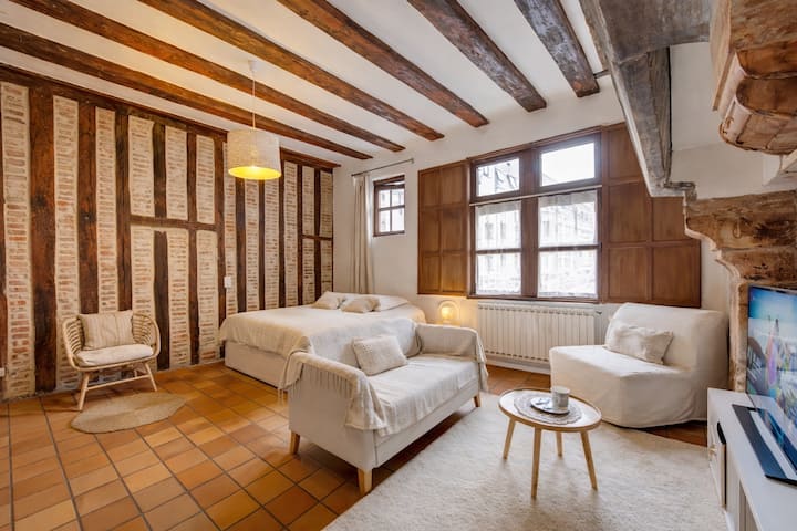 *Typique Patio Hypercentre Calme*parking Gratuit* - Tours