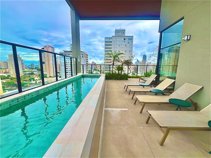 Sua Estadia Com Vista Incrível No Setor Bueno! - Goiânia