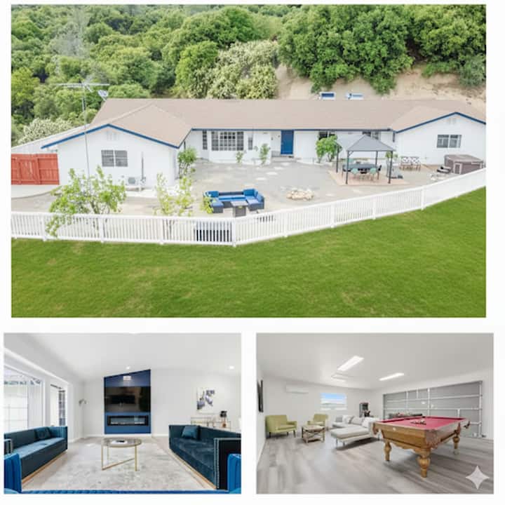 Amazing Views Hot Tub/games/fire Pit 6br Sleeps 20 - Oakhurst, CA