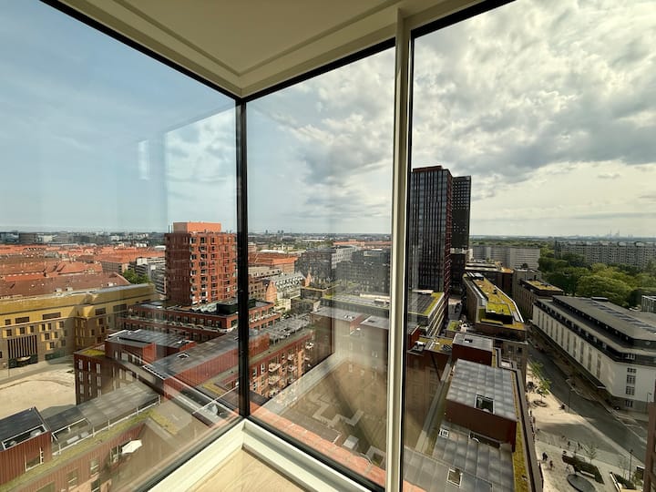 Unique High-rise With Panoramic City View - Copenaghen