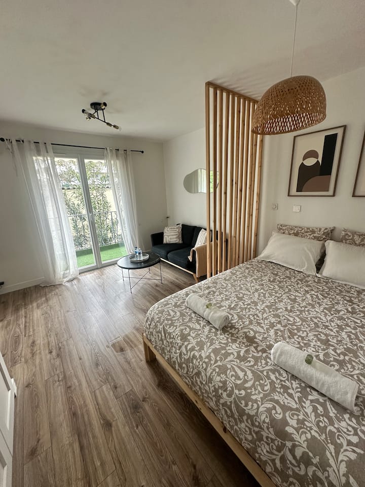 Studio Calme à 5 Min De La Mer - Cagnes-sur-Mer