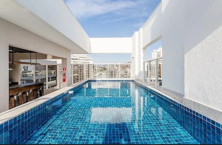 Maria Apê/academia/piscina/garagem/ar Condicionado - Juiz de Fora