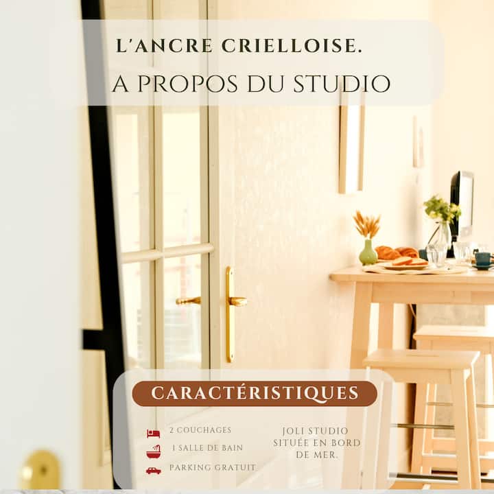 Studio L'ancre Crielloise. 500m De La  Mer - Criel-sur-Mer