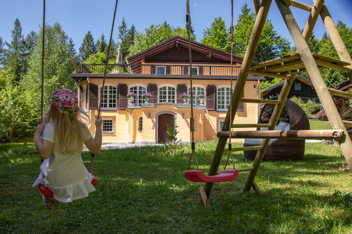 Traum Villa Mit Sauna Und Kamin - Mittenwald
