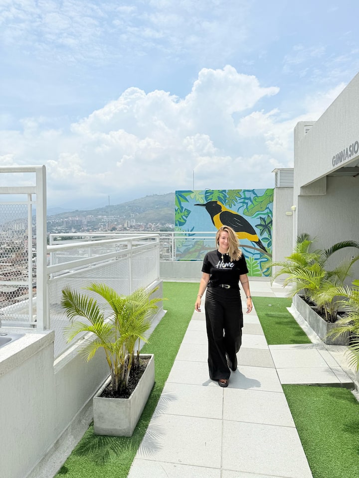 Apartamento Cómodo Con Terraza En El Centro Cali - Cali
