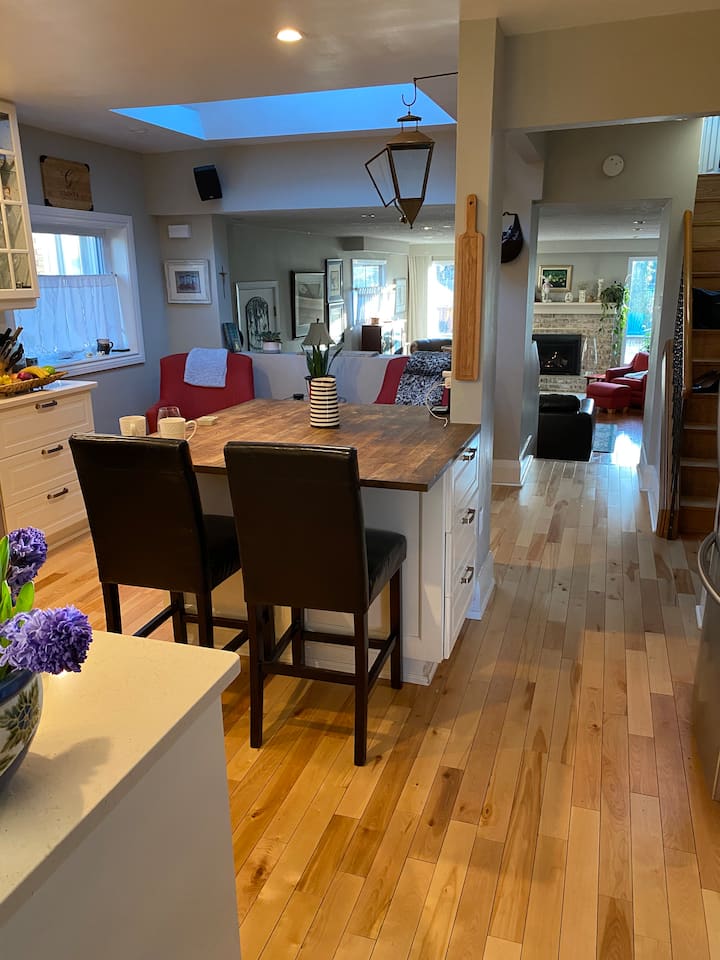 Warm Private Winter Home Fireplace Office Parking - Toronto