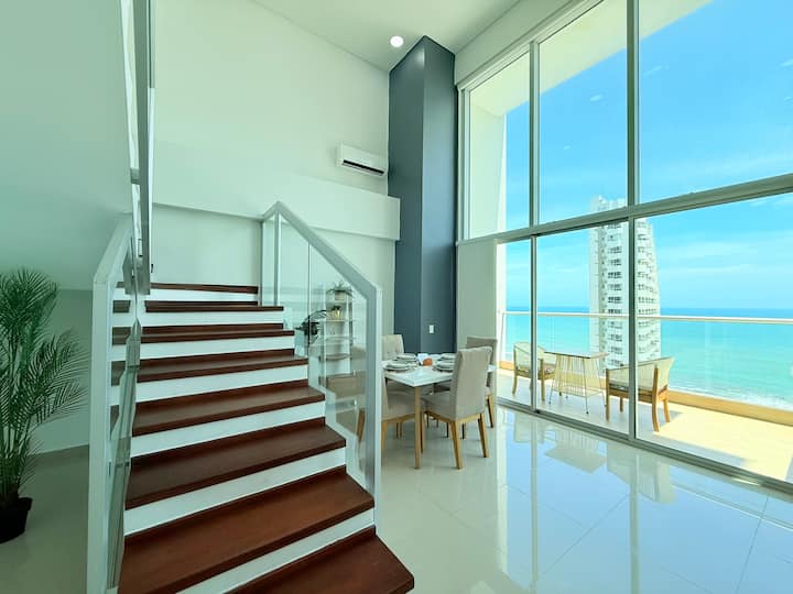 Dúplex Con Encanto Y Vistas Al Mar - Cartagena