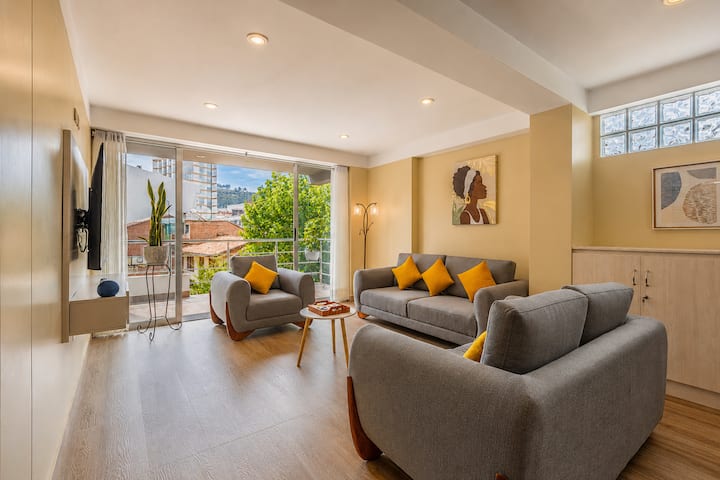 Familiar Y Moderno | 3 Hab, Cama King, Fast Wifi - Cusco