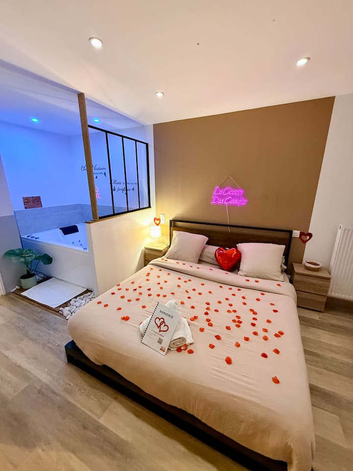 Logement Romantique à Chatou | Jacuzzi Privé - Chatou