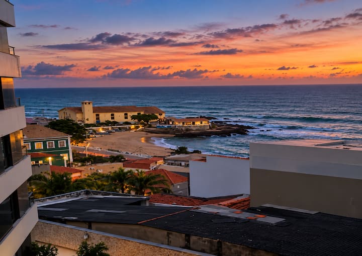 Flat Vista De Cinema P/ O Mar Perfeito P/ Relaxar - Salvador, Brazil