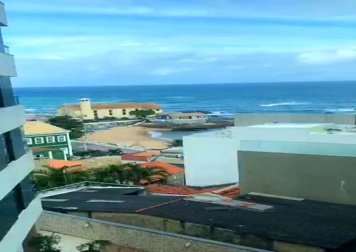 Flat Vista De Cinema P/ O Mar Perfeito P/ Relaxar - Rio Vermelho