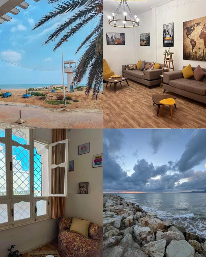 Entre Sable Et Ciel - Maison Pieds Dans L’eau - Sidi Bou Said