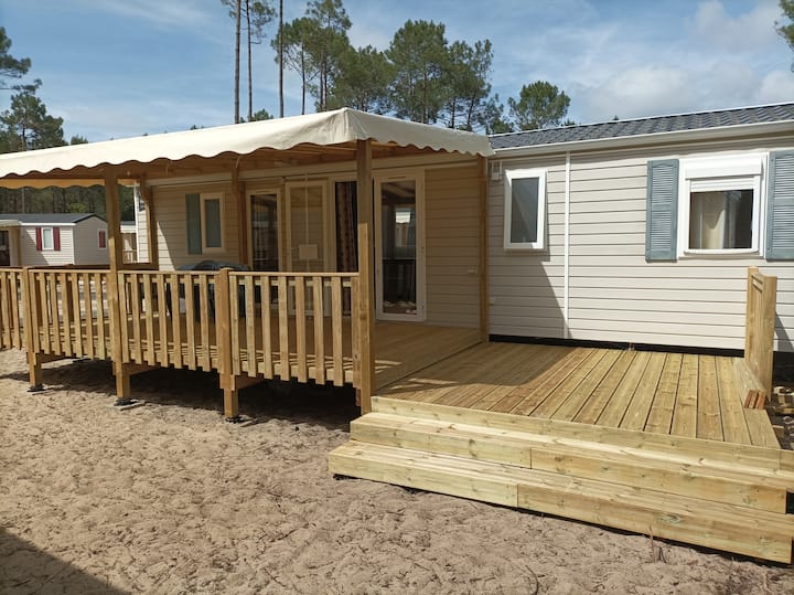 Mobil Home à Lacanau Entre Lac Et Océan - Lacanau