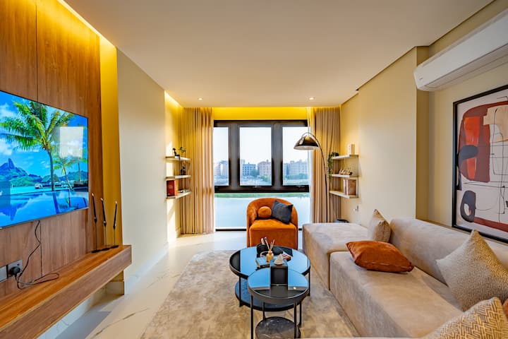 شقه فاخره بمطل بحري ٣ غرف صاله.مطبخ قريبه للبحرين - Dammam