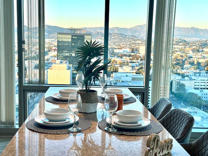 Highrise 2ba2bd W/breathtaking City View - Echo Park - Los Angeles