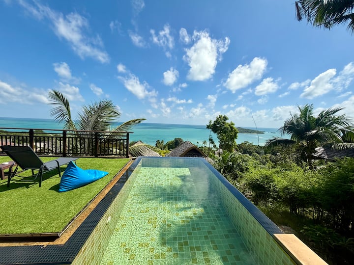 Two Bedrooms 3 With Pool And Sea Viev - Koh Samui