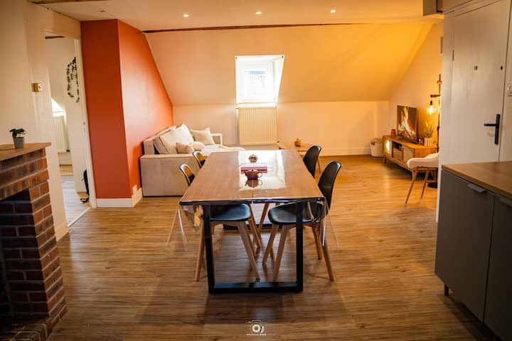 Chaleureux Appartement, Avec Vue Sur Basilique - Lisieux