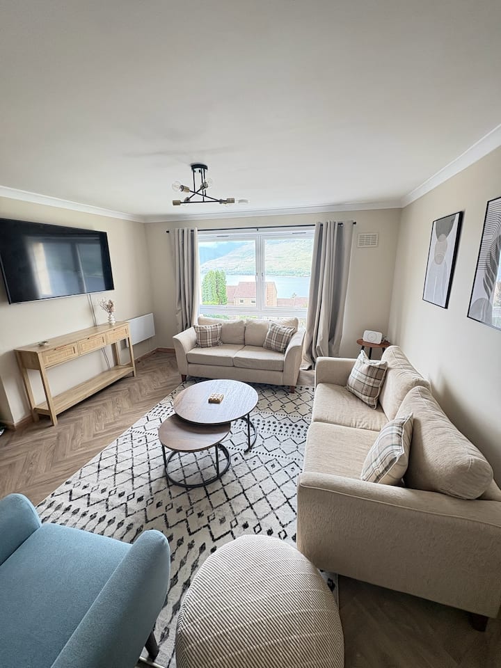 Modern 3br Apt, Loch Linnhe View - Fort William