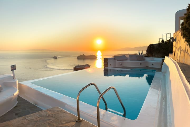 Eagles Nest -Superior Double Outdoor View - Mykonos Region