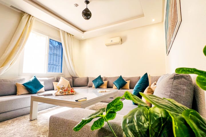 Cozy Apartment 10 Min To Beach, A/c & Fast Wifi - Agadir