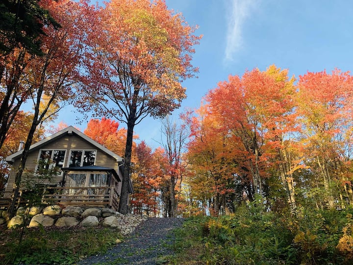 Chalet - Les Perséides, Au Bord Du Lac Whitton - Quebec