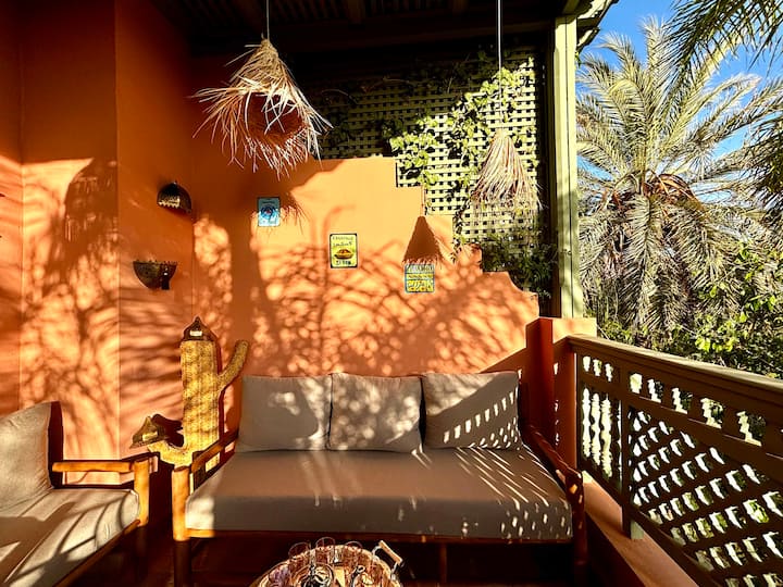 Appart 2 Chambres Palmeraie - Piscine & Terrasses - Maroc