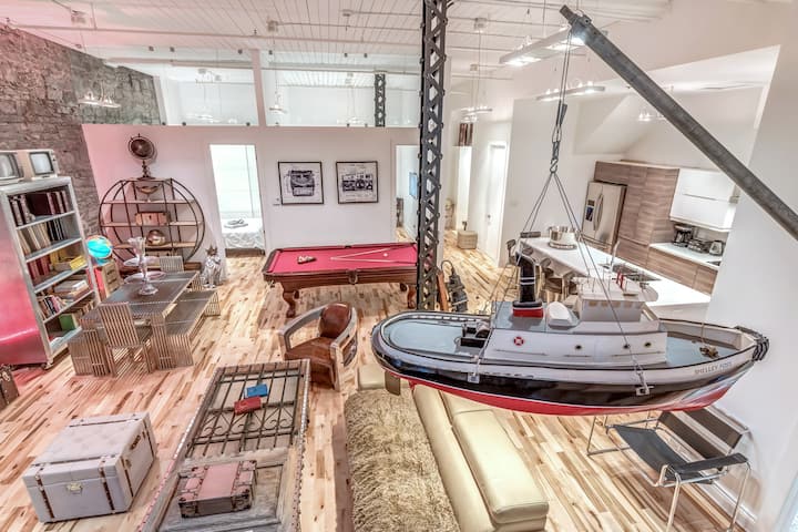 Spacious 2 Bedroom Loft Old Montreal Luxury - Brossard