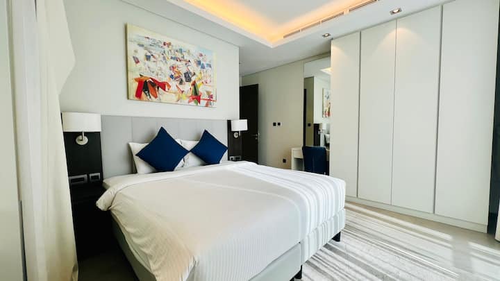 (Listing Discount!) Ct2608 - 2br Seaview Seef Loft - Manama