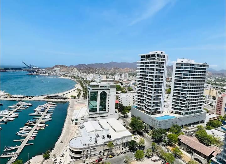 Suite Con Vista Al Mar. - コロンビー サンタ・マルタ