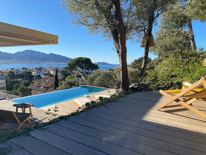 Chambre D’hôtes Dans Un Cadre Idyllique, Vue Mer - Marseille