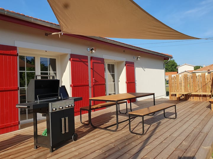 Grande Maison Climatisée 10 Pers - Sanguinet