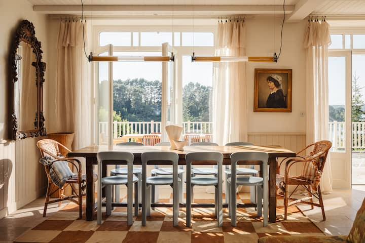 Maison Roz - 12p, Vue Sur L'aven Et Piscine Int. - Névez