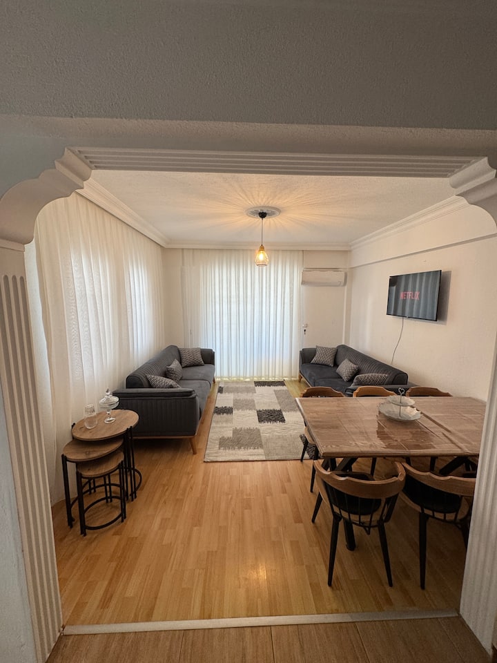 Merkezde 3+1 Bütün Odaları Klimalı 7 Kişilik Apt.1 - Ovacık