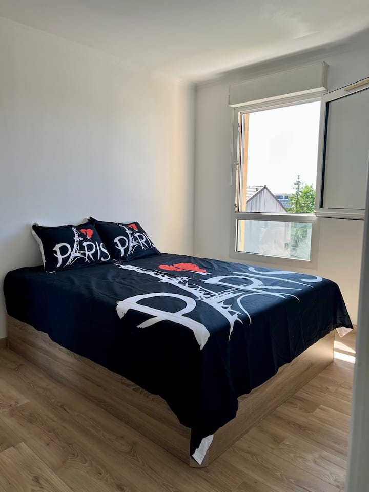 Chambre+douche Privative Next Tramway And Roissy - Marne-la-Vallée