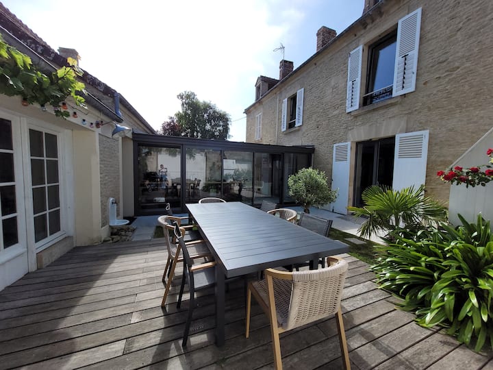Maison Cosy Entre Mer Et Histoire - Normandie - Bernières-sur-Mer