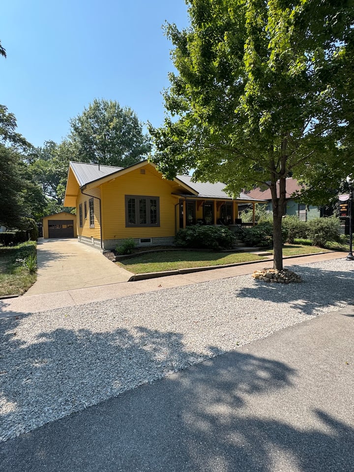 The Yellow House - Harmonie State Park, New Harmony